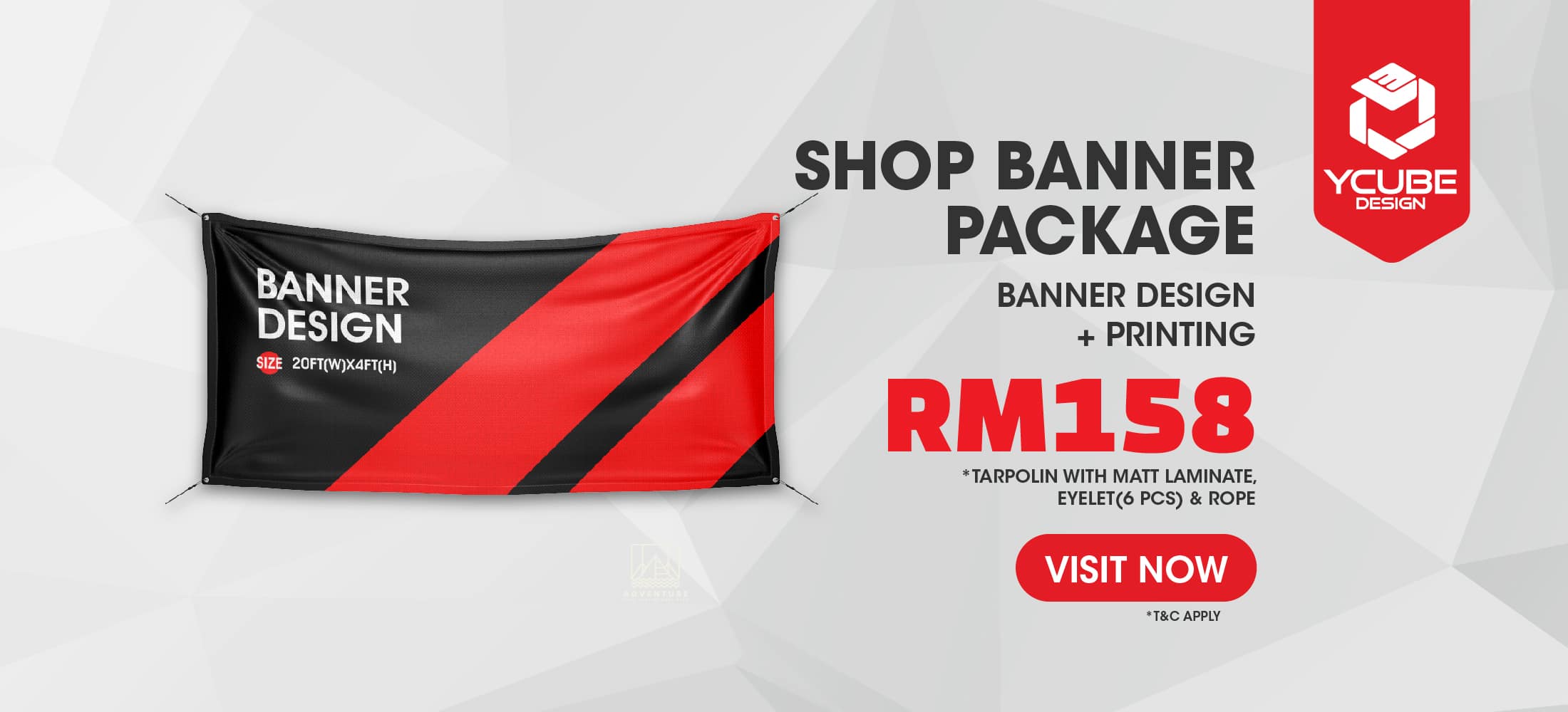 Shop Banner Design - Ycube Branding Sdn Bhd
