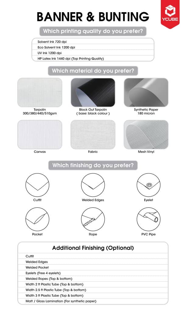 Banner Bunting | Design Printing | JB to SG