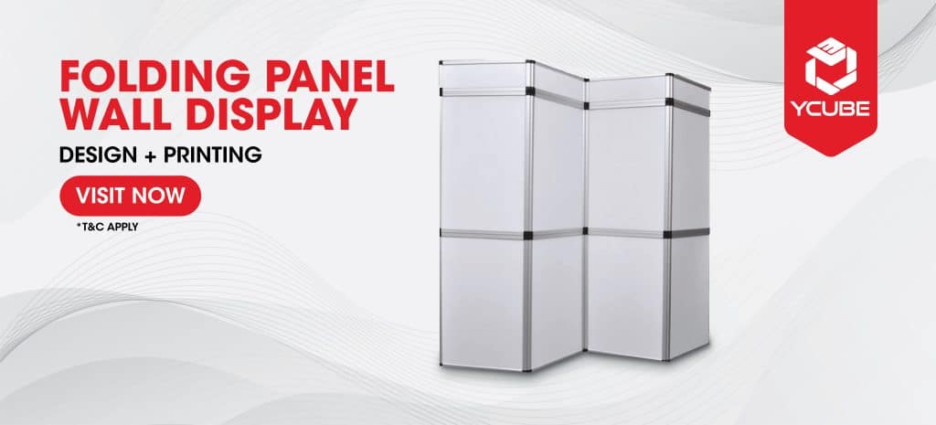 Folding Panel Wall Display | Design Printing | Johor Bahru