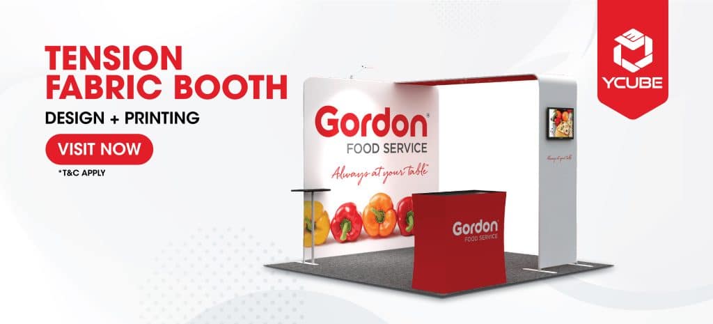Tension Fabric Booths | Design Printing | Johor Bahru
