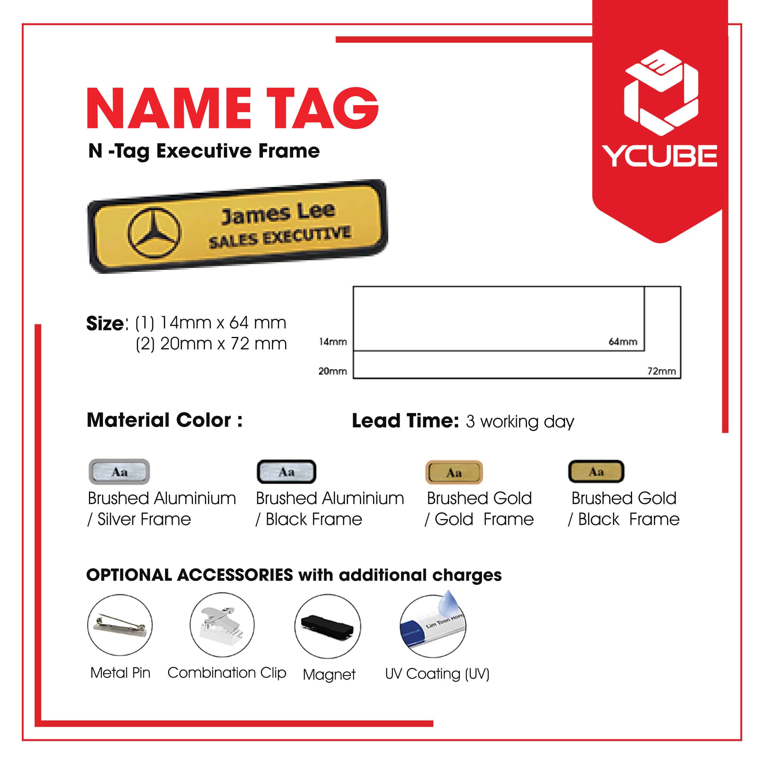 Name Tag | Design Printing | JB to SG