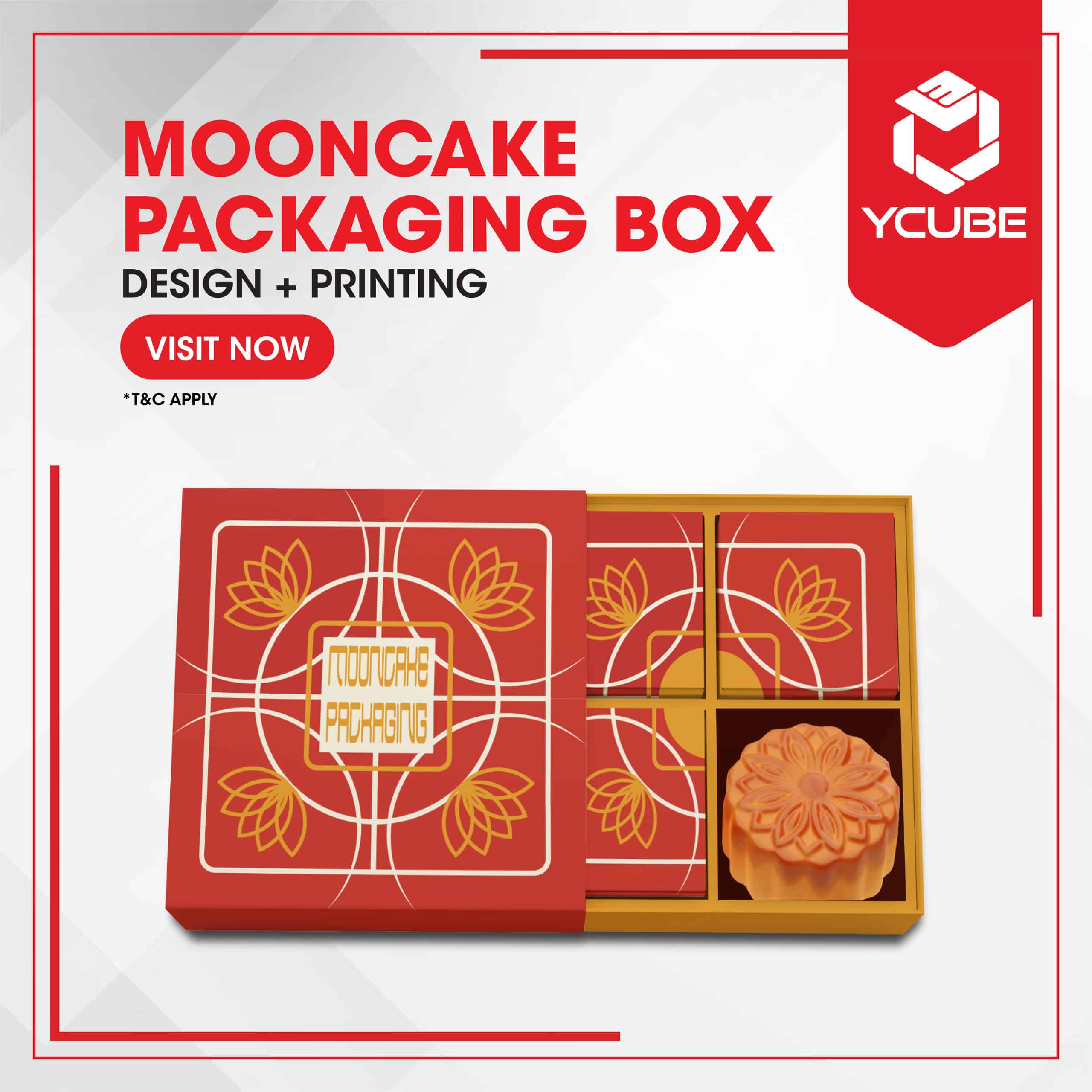 Mooncake Packaging Box | Design Printing | Johor Bahru